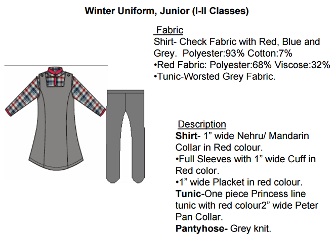 Information regarding KV Uniform – Uniform for Boy and Gir